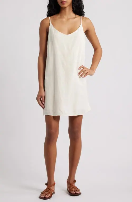 BILLABONG Summer Love Mini Slip Dress - Salt Crystal