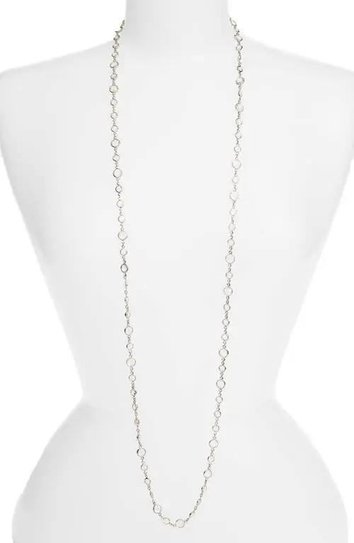 CRISTABELLE Channel Set Necklace - Crystal