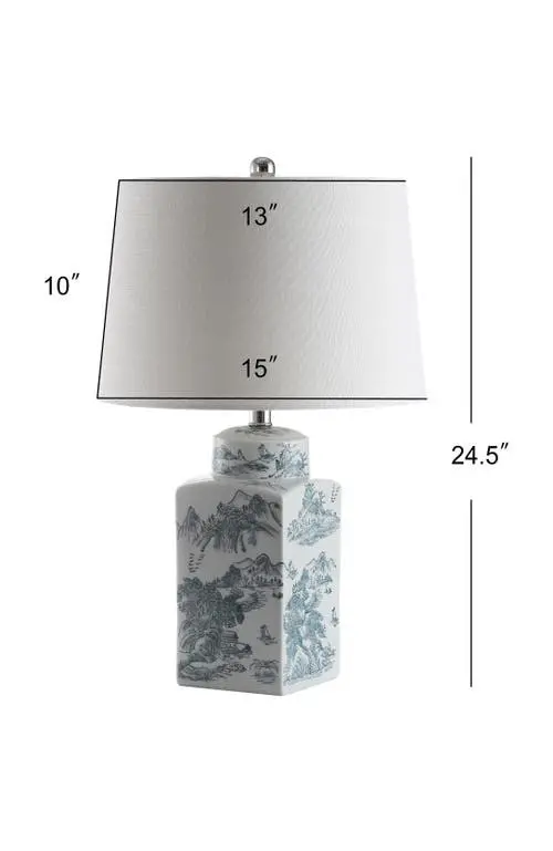 JONATHAN Y Audrey 24.5" Chinoiserie Led Table Lamp