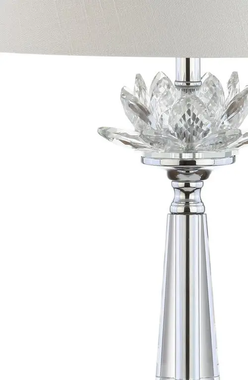JONATHAN Y Day 24.5" Crystal Led Table Lamp