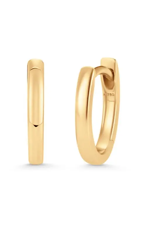 Sara Weinstock Dujour 18k Gold Huggie Hoop Earrings - Yellow Gold