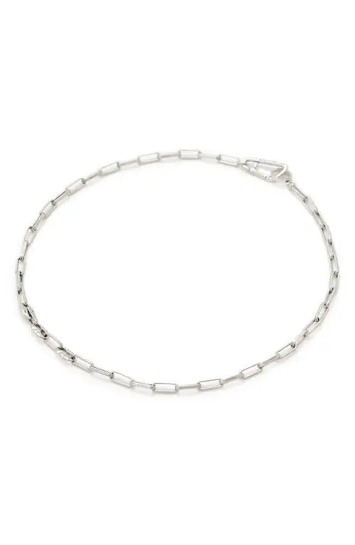 ALLSAINTS Hammered Link Chain Necklace
