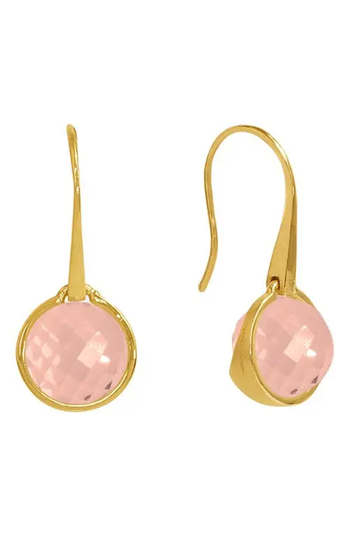 DEAN DAVIDSON Ipanema Droplet Earrings - Gold/ Morganite