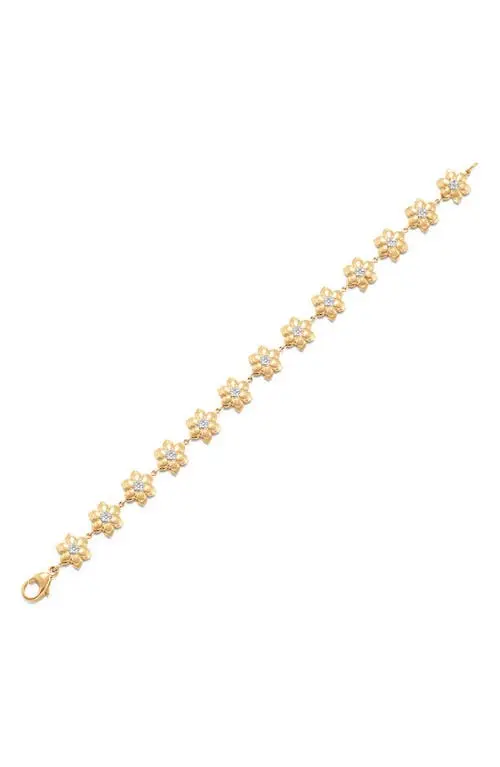 Sara Weinstock Lierre Flower Diamond Bracelet - Yellow Gold/ Diamond