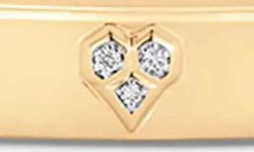 Sara Weinstock Honeycomb Heart Diamond Bangle Bracelet