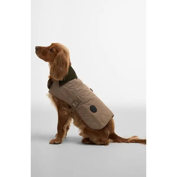 Barbour Quilted Nylon Dog Coat - Sand Dune