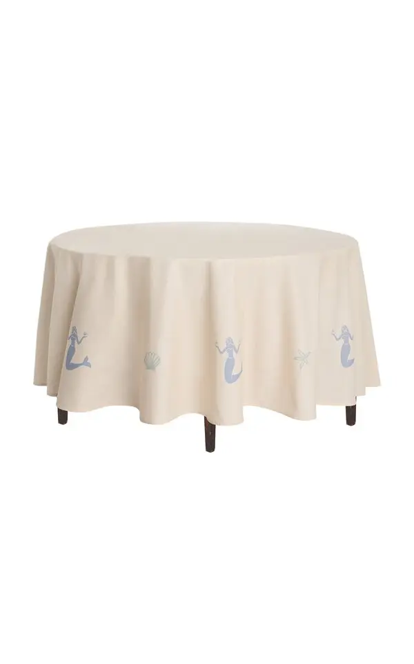 MODA DOMUS Riviera Round Cotton Tablecloth - Multi