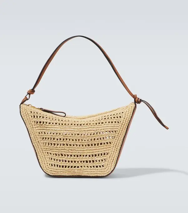 Loewe Mini Hammock Shoulder Bag - Beige