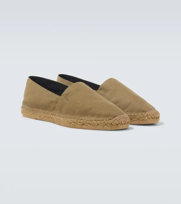 Saint Laurent Cassandre Gabardine Espadrilles