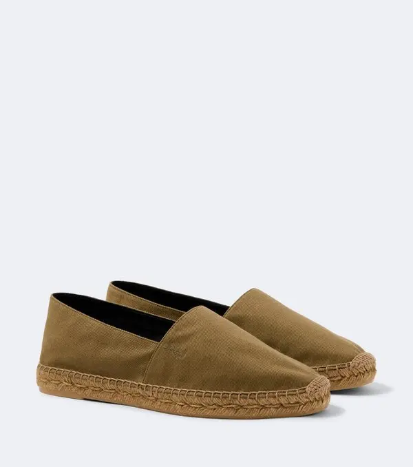 Saint Laurent Cassandre Espadrilles - Brown