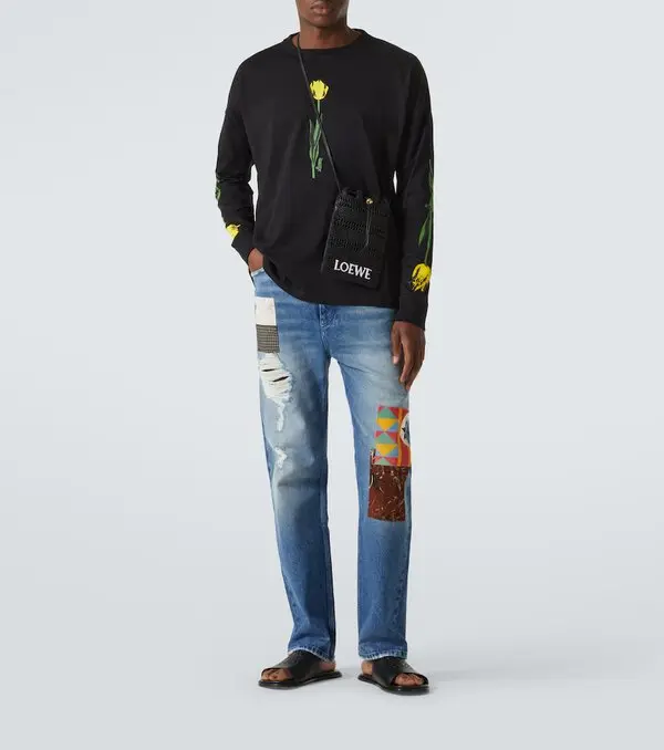 Loewe Patchwork Straight Jeans