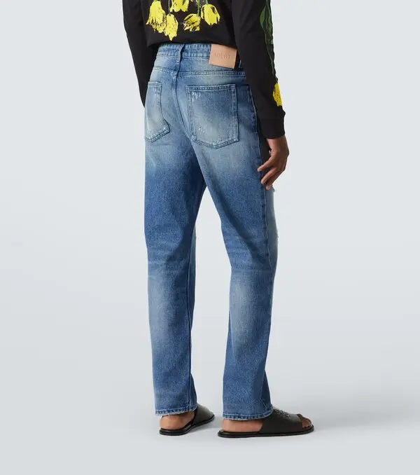 Loewe Patchwork Straight Jeans