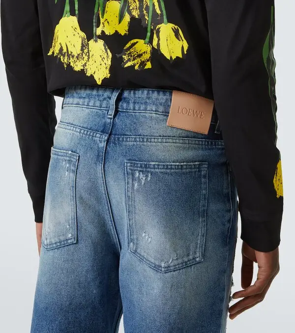 Loewe Patchwork Straight Jeans