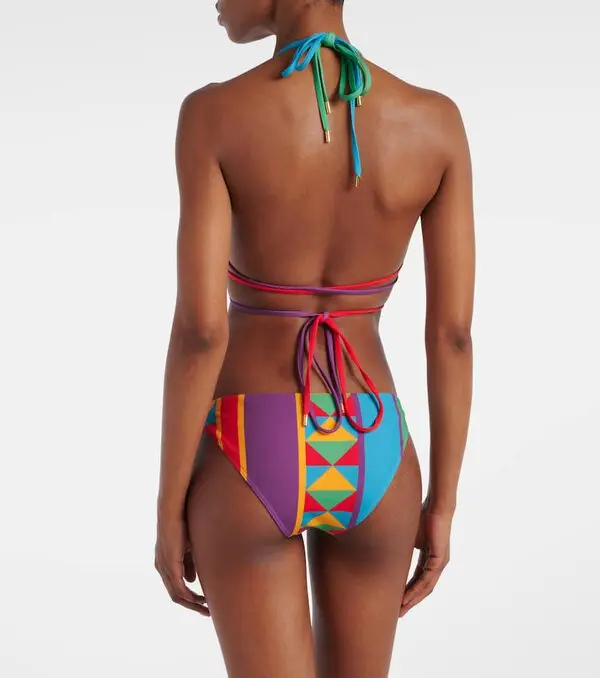 Loewe Paula's Ibiza Printed Bikini Top - Multicoloured