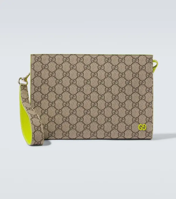 Gucci Gg Canvas Small Pouch - Beige