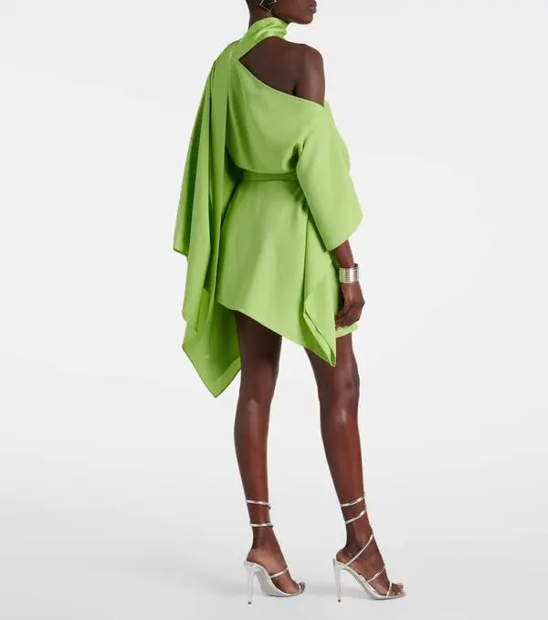 TALLER MARMO Taylor One-shoulder Belted Kaftan