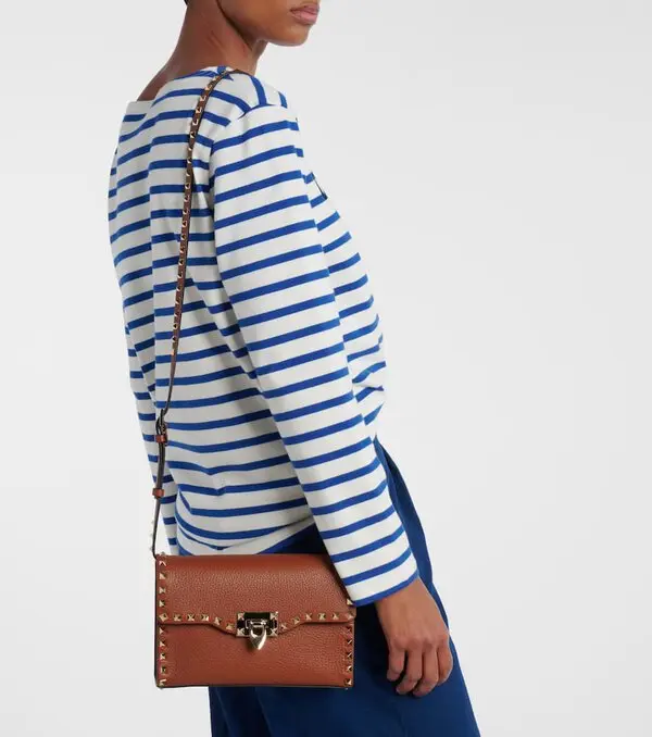 Valentino Garavani Rockstud Small Leather Crossbody Bag