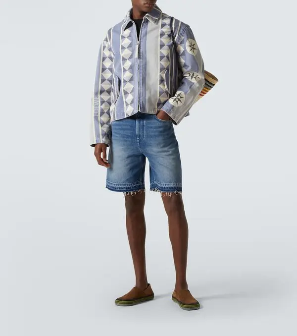 Loewe Printed Denim Blouson