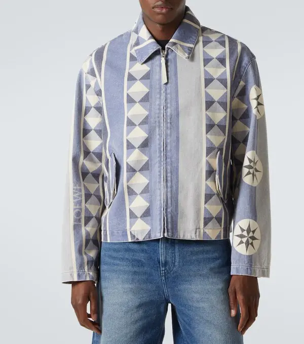 Loewe Printed Denim Blouson