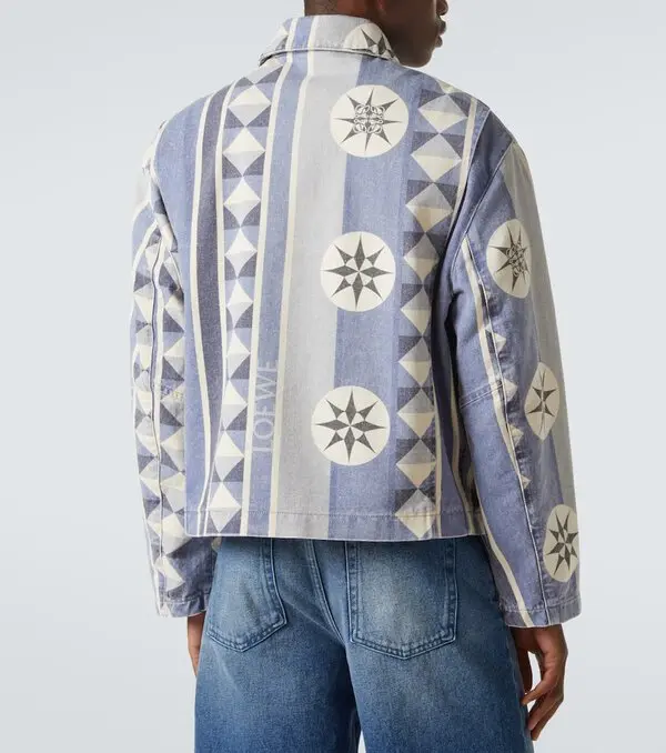 Loewe Printed Denim Blouson