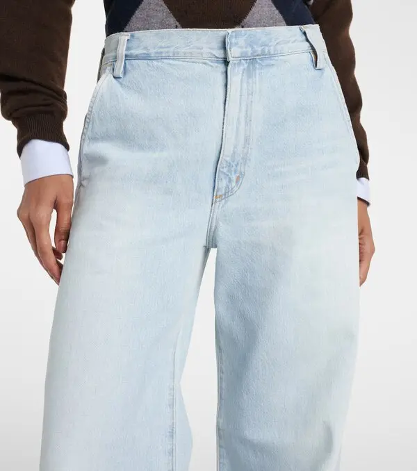 AGOLDE Shona High-rise Wide-leg Jeans