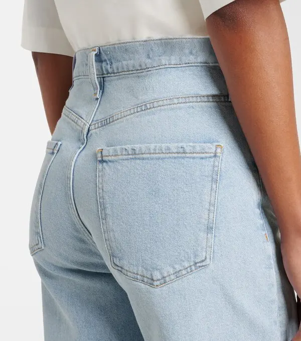 AGOLDE Ren High-rise Wide-leg Jeans - Blue