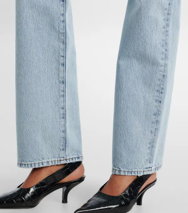 FRAME Staple High-rise Straight Jeans