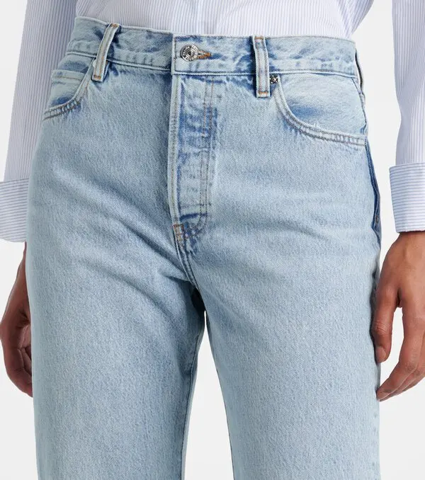 FRAME Staple High-rise Straight Jeans