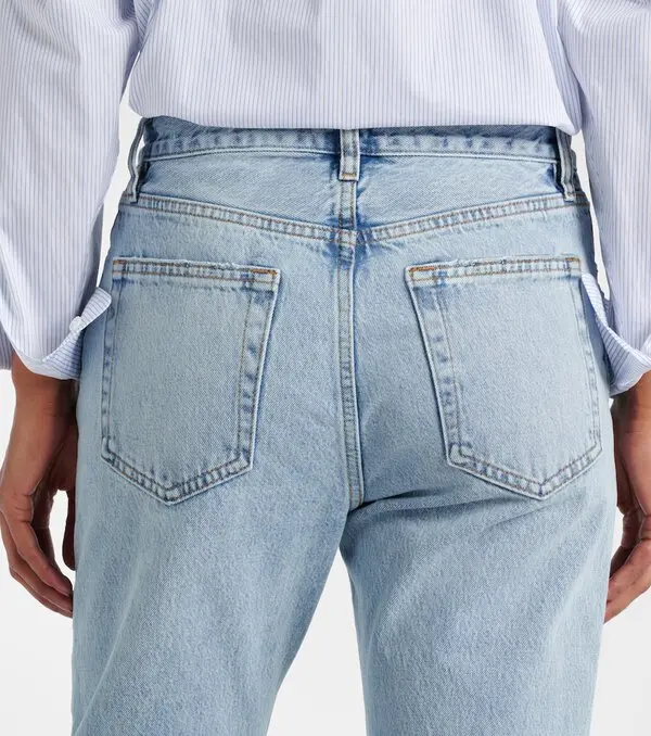 FRAME Staple High-rise Straight Jeans
