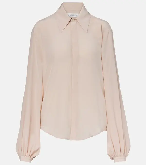 Victoria Beckham Silk Shirt - Pink