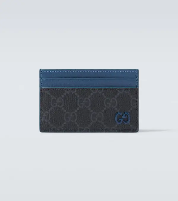 Gucci Gg Canvas Card Holder - Brown
