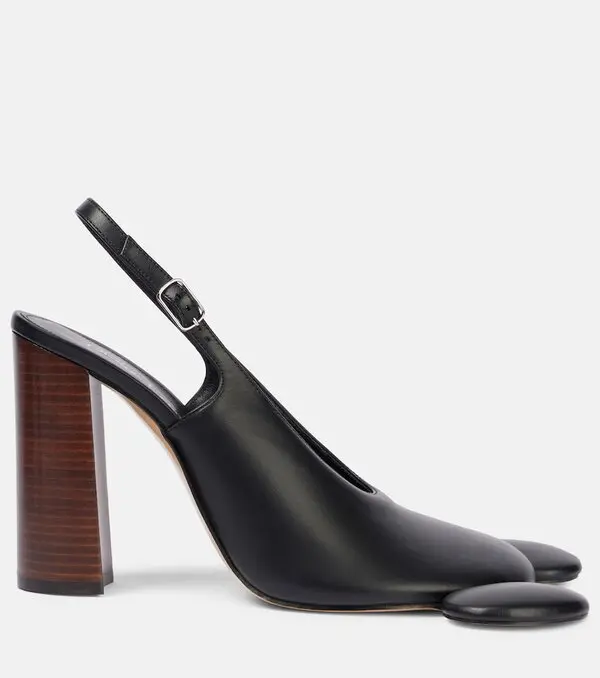 Coperni X Disney® Mickey Leather Slingback Pumps