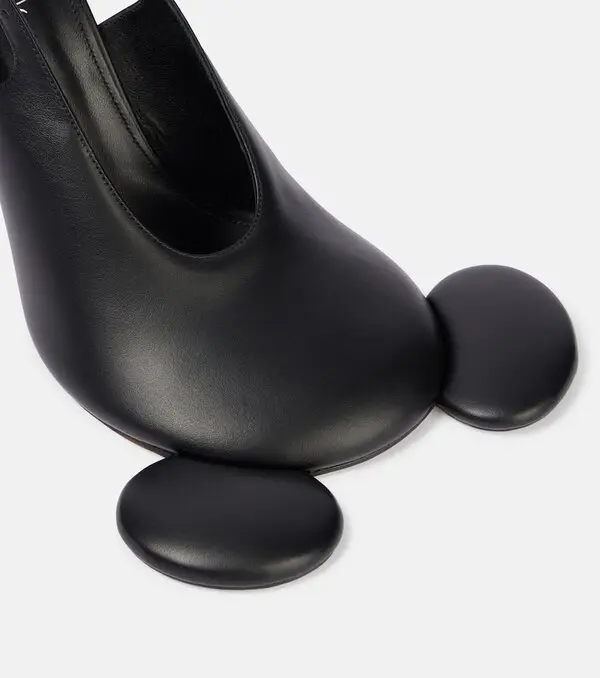 Coperni X Disney® Mickey Leather Slingback Pumps