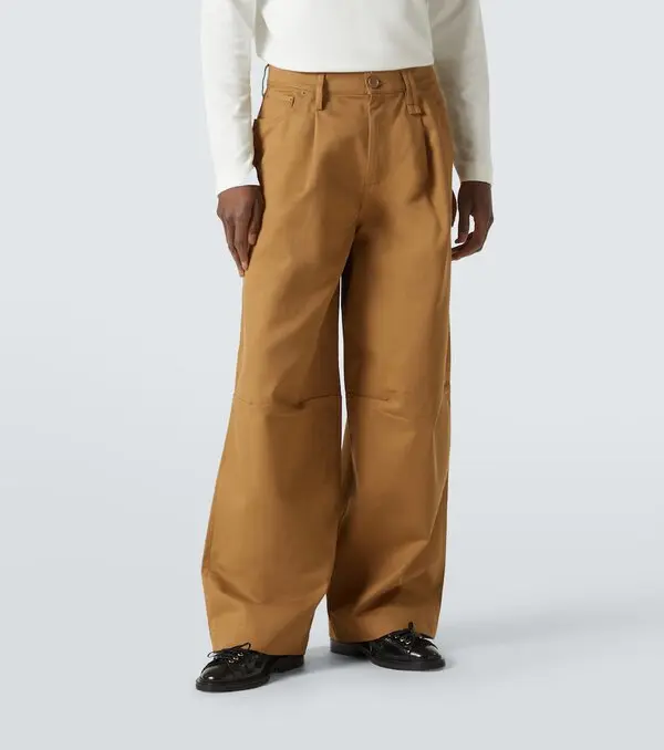 Simone Rocha Embellished Wide-leg Jeans - Brown