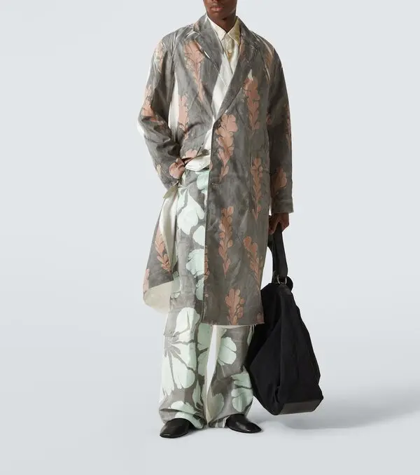 Dries Van Noten Floral Wide-leg Pants