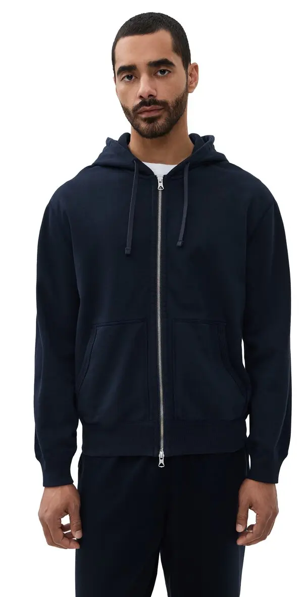 Reigning Champ Mid-weight Terry Zip Hoodie - Navy