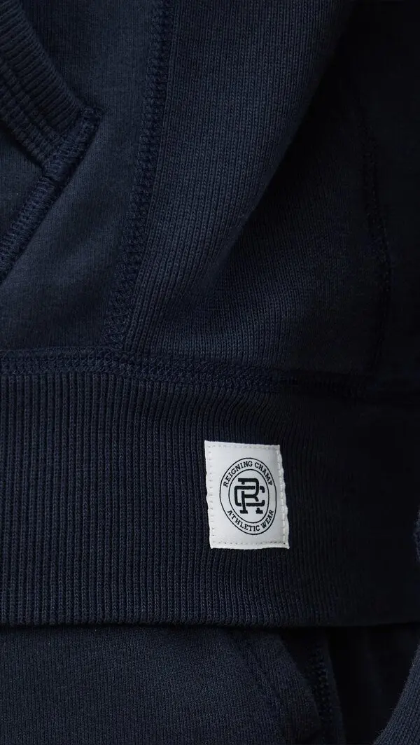 Reigning Champ Mid-weight Terry Zip Hoodie - Navy