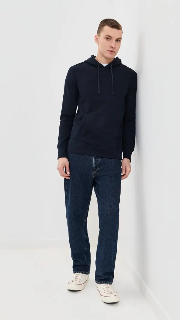 Reigning Champ Midweight Terry Slim Hoodie - Navy