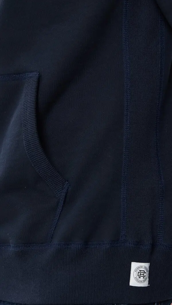 Reigning Champ Midweight Terry Slim Hoodie - Navy