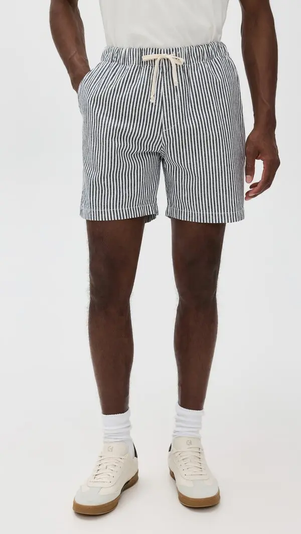 S.k.u. Hemp Stripe Easy Shorts