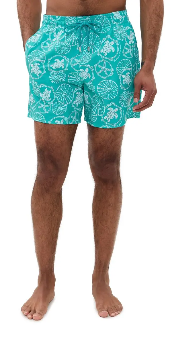 Vilebrequin Moorea Swim Trunks 5.5 - Vert Disco