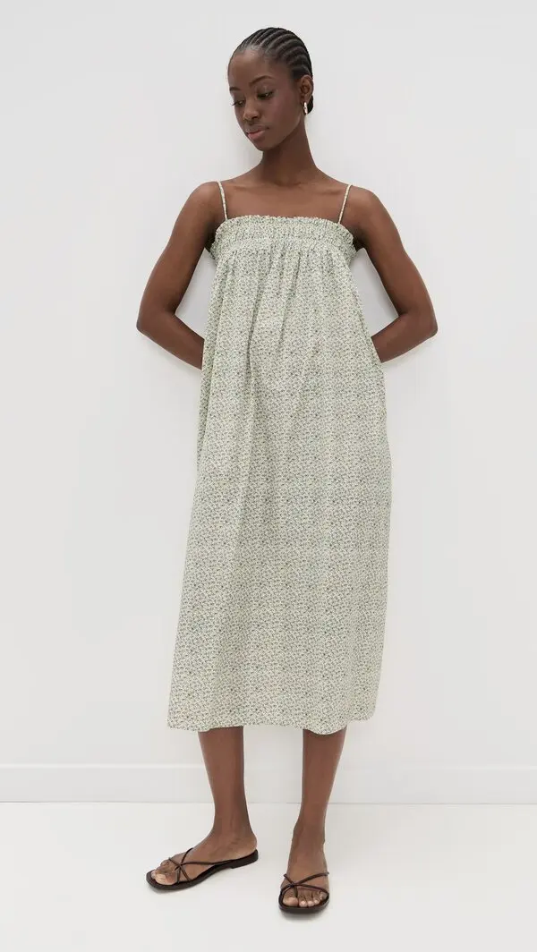 LA MAREGOLD Sammy Floral-print Midi Dress