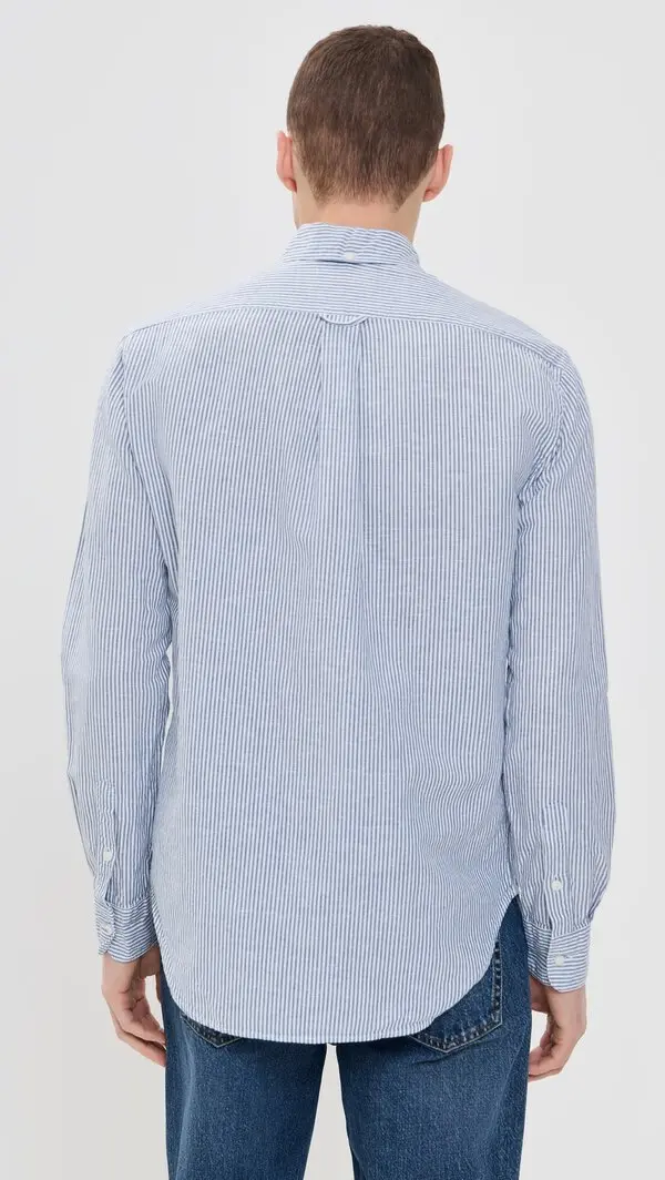 Gitman Bros Striped Linen Shirt