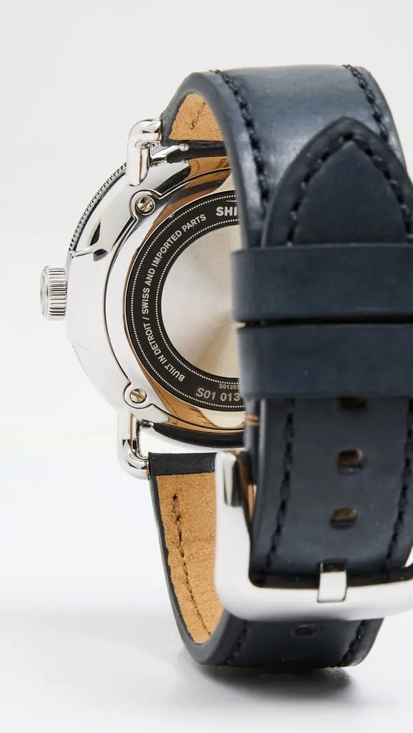 Shinola Beige Leather Strap Watch with Black Dial c150f49e7c33db5171ddaa1b721e35  main image 3
