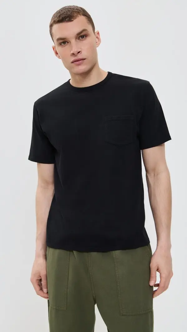 KNICKERBOCKER Pocket Tee - Black