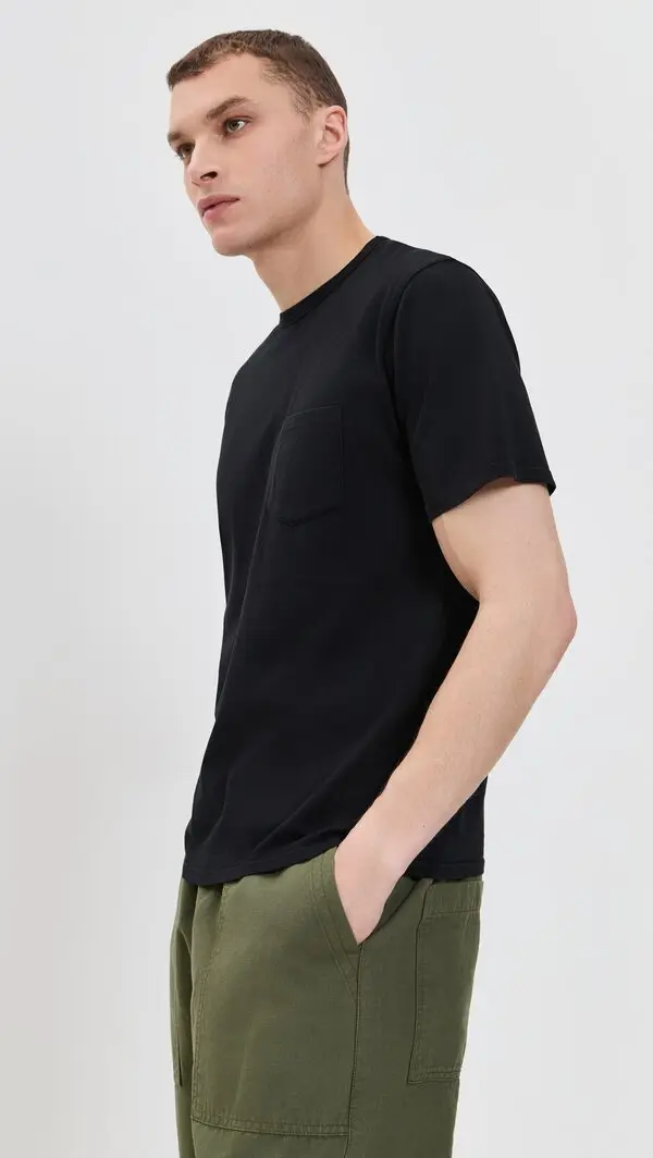 KNICKERBOCKER Pocket Tee - Black