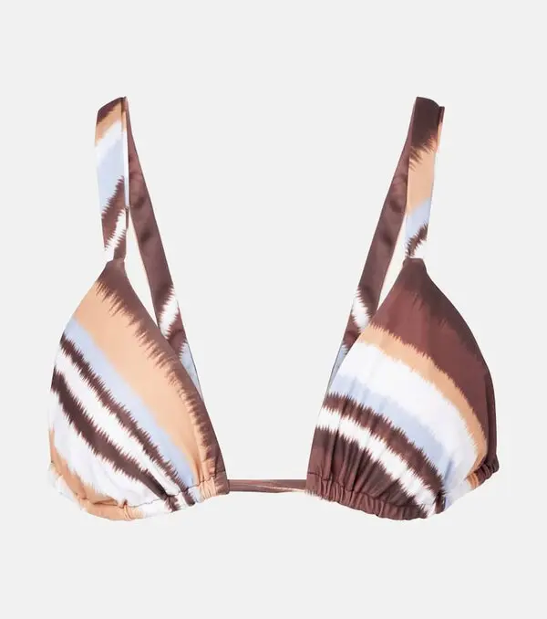 Faithfull The Brand Mary Striped Bikini Top - Multicoloured