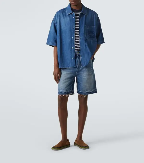Loewe Paula's Ibiza Denim Shorts