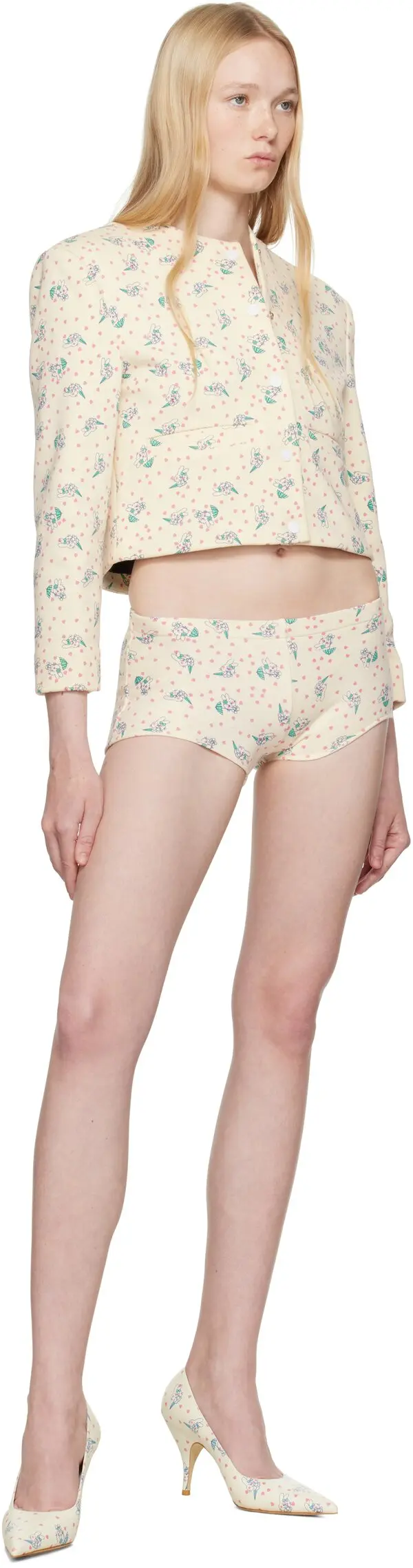 Ashley Williams Serena Shorts In Bunny - 22% Off | Editorialist