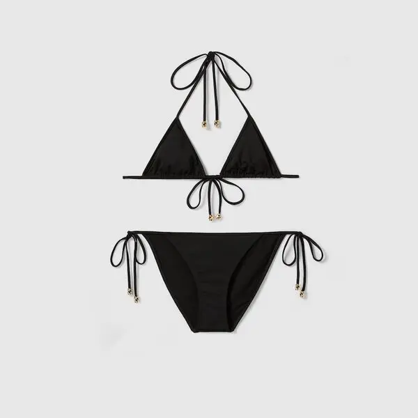 Gucci Sparkling Jersey Bikini - Black